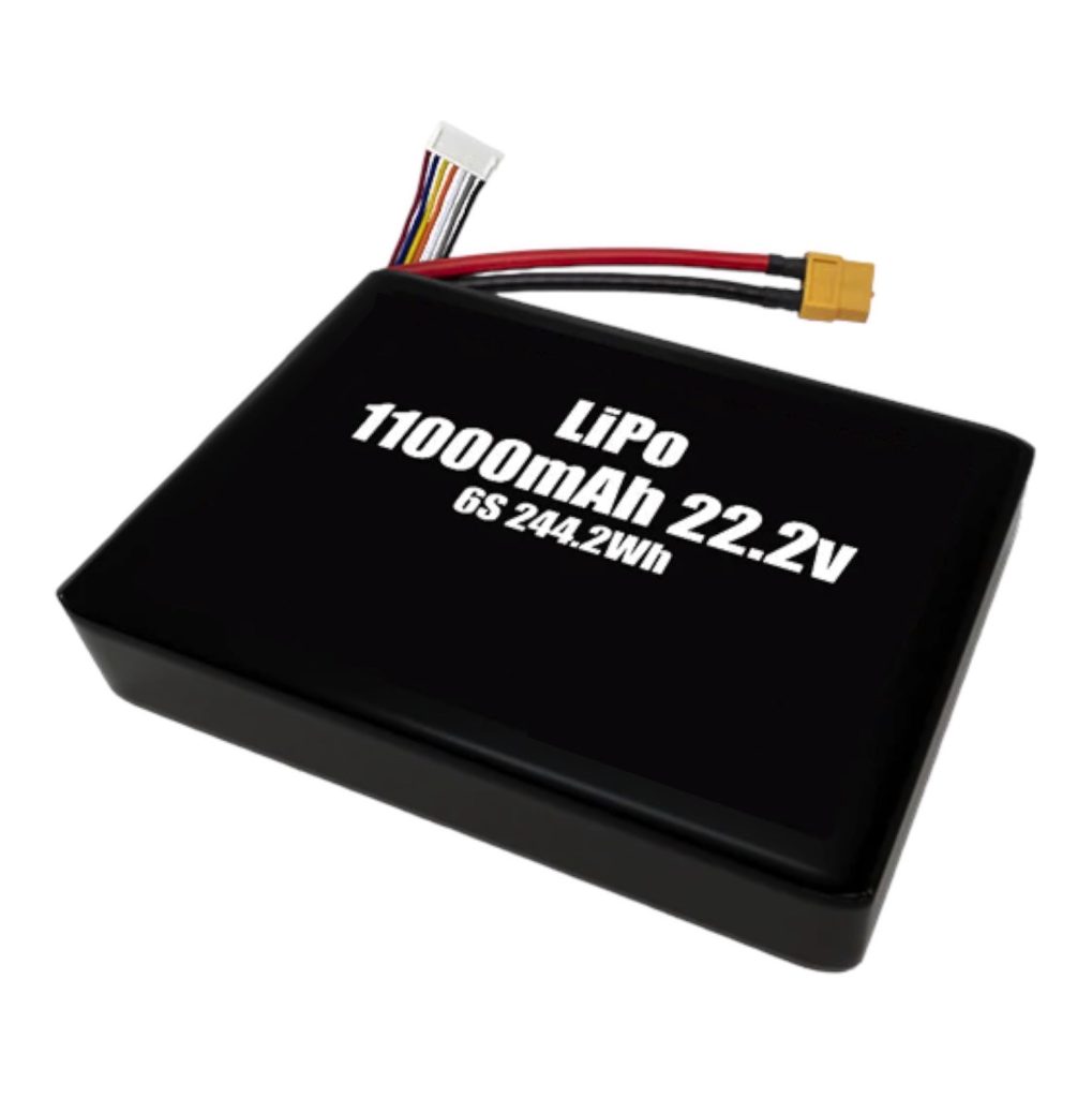 LiPo 11000 6S 22.2v SBS Battery Pack - Wolftech Aviation