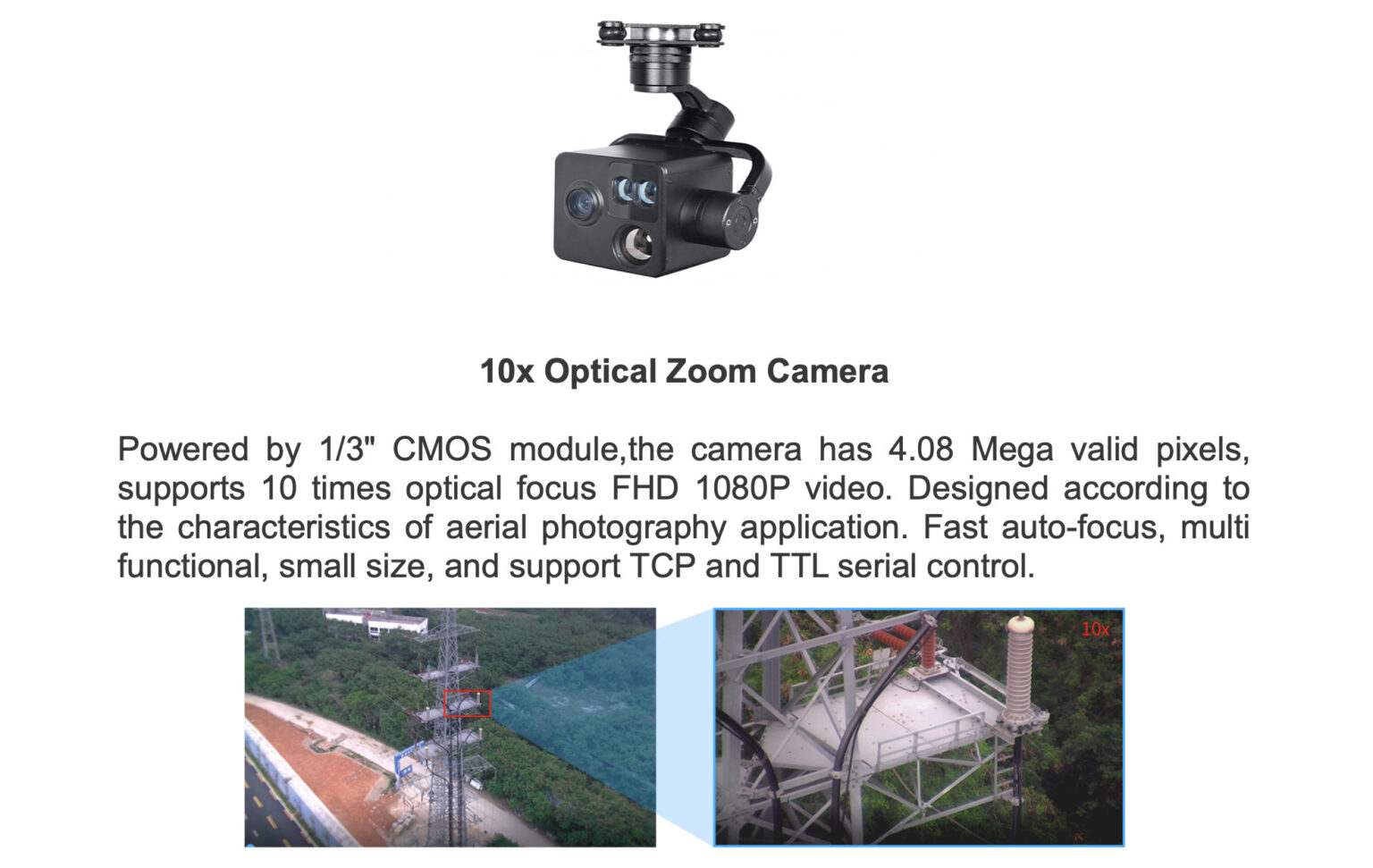 Mini WLF-10RGEO Dual-sensor Object GPS Coordinate Resolving and LRF ...